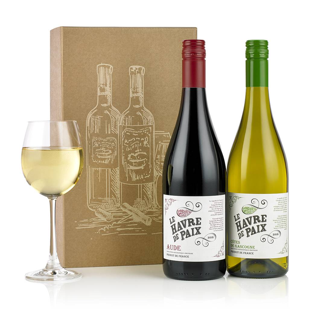 French Wine Duo - A Selection of the best Christmas Hampers 2021